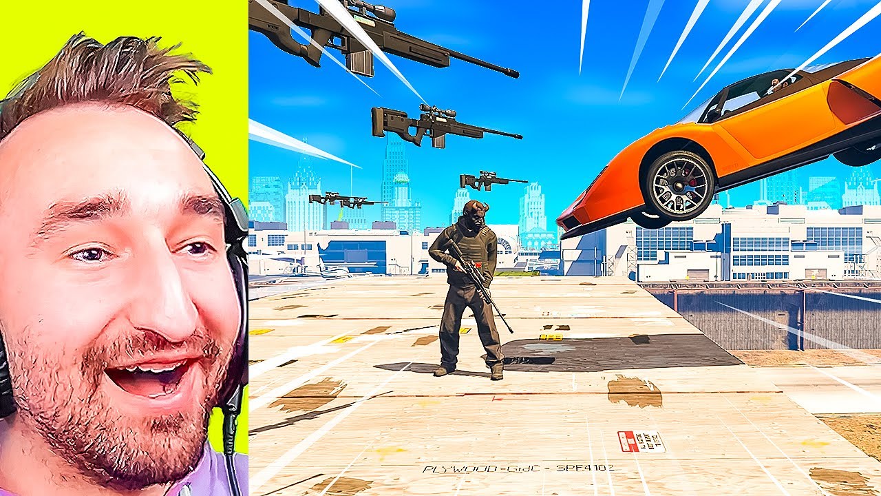 Snipers VS Super Stunters In GTA 5 - YouTube
