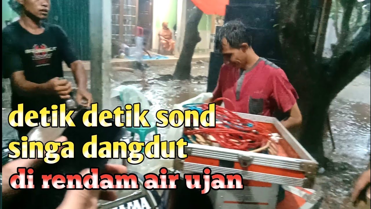 detik detik son singa depok kena banjir air ujan - YouTube