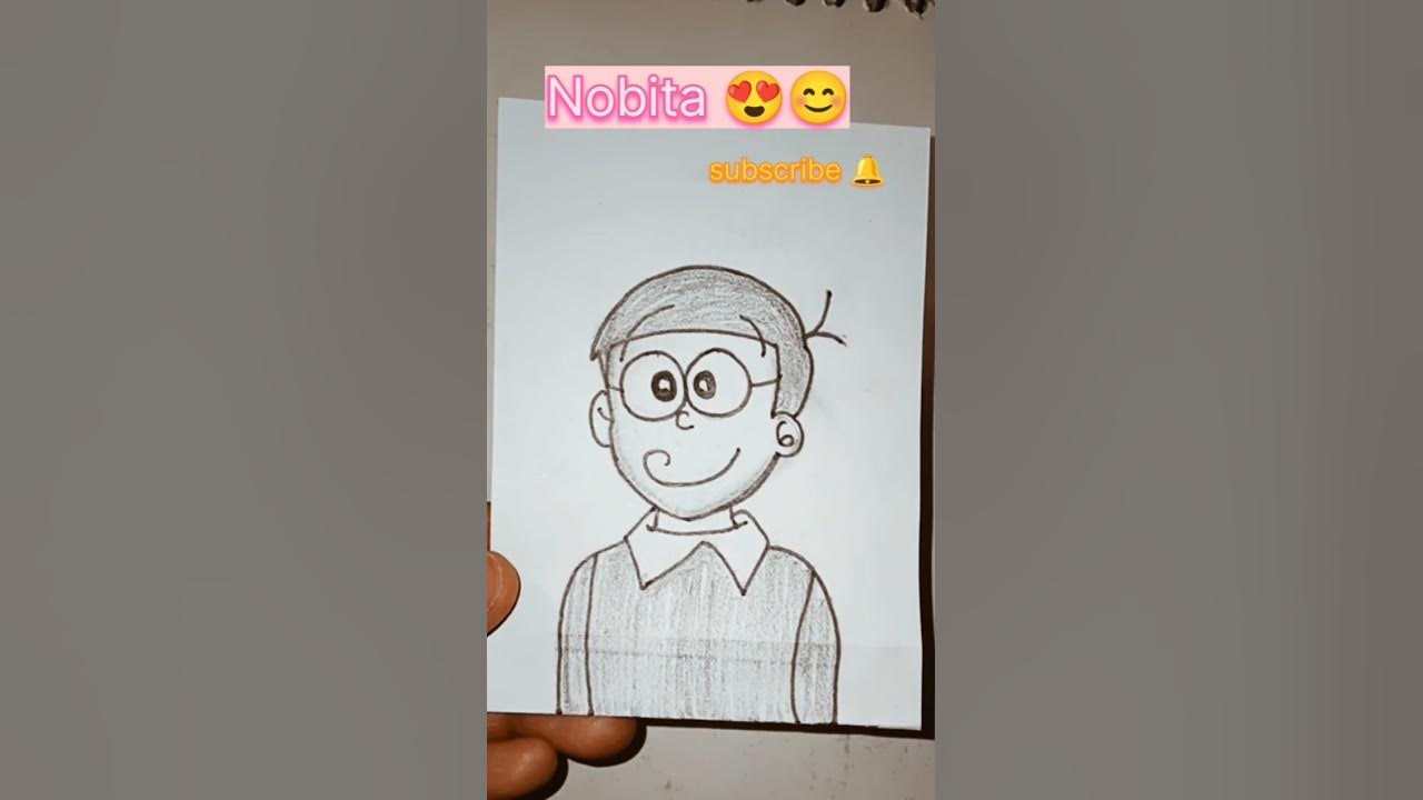 How to draw Nobita 😍😊#drawing #nobita #ytshorts #shorts #youtubeshorts ...