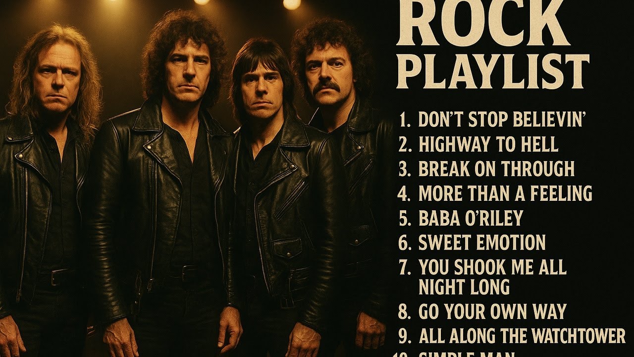 Epic Rock Playlist Inspired by Journey Classic Rock Ballads Hard Rock ...