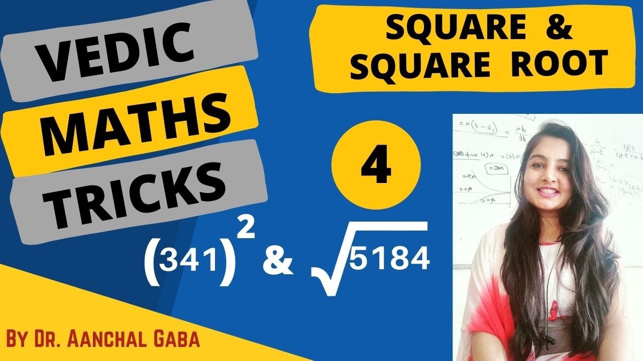 Vedic Mathematics: How to find Square and Square root - YouTube
