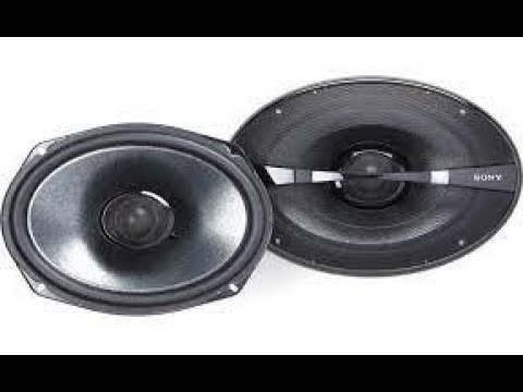 How to fix Sony Xplod 6"x9" Car speakers with popping or crackling ...