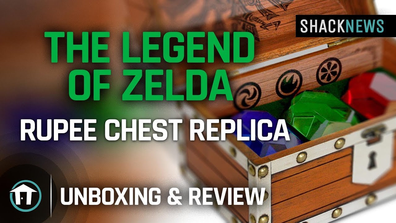 Unboxing & Review: The Legend of Zelda: Rupee Chest Replica - YouTube