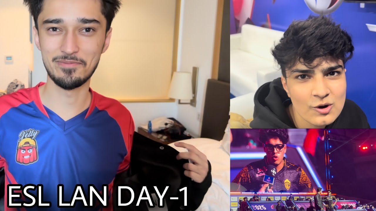 ESL Lan BTS & Crowd Reactions 🥷 | ESL BGMI Vlog Day-1 | Ravan - YouTube