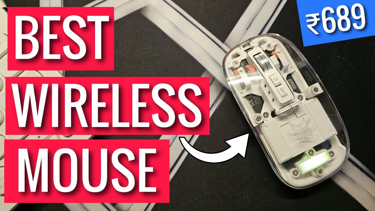 Arctic Fox Pureview Transparent Mouse (₹689) | BEST Wireless Mouse for ...