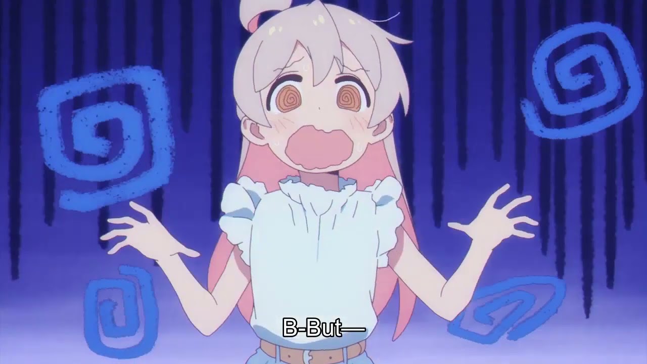 Mahiro Oyama when she's sad she only eats to relieve her sadness ...