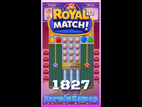 Royal Match Level 1827 - No Boosters Gameplay - YouTube