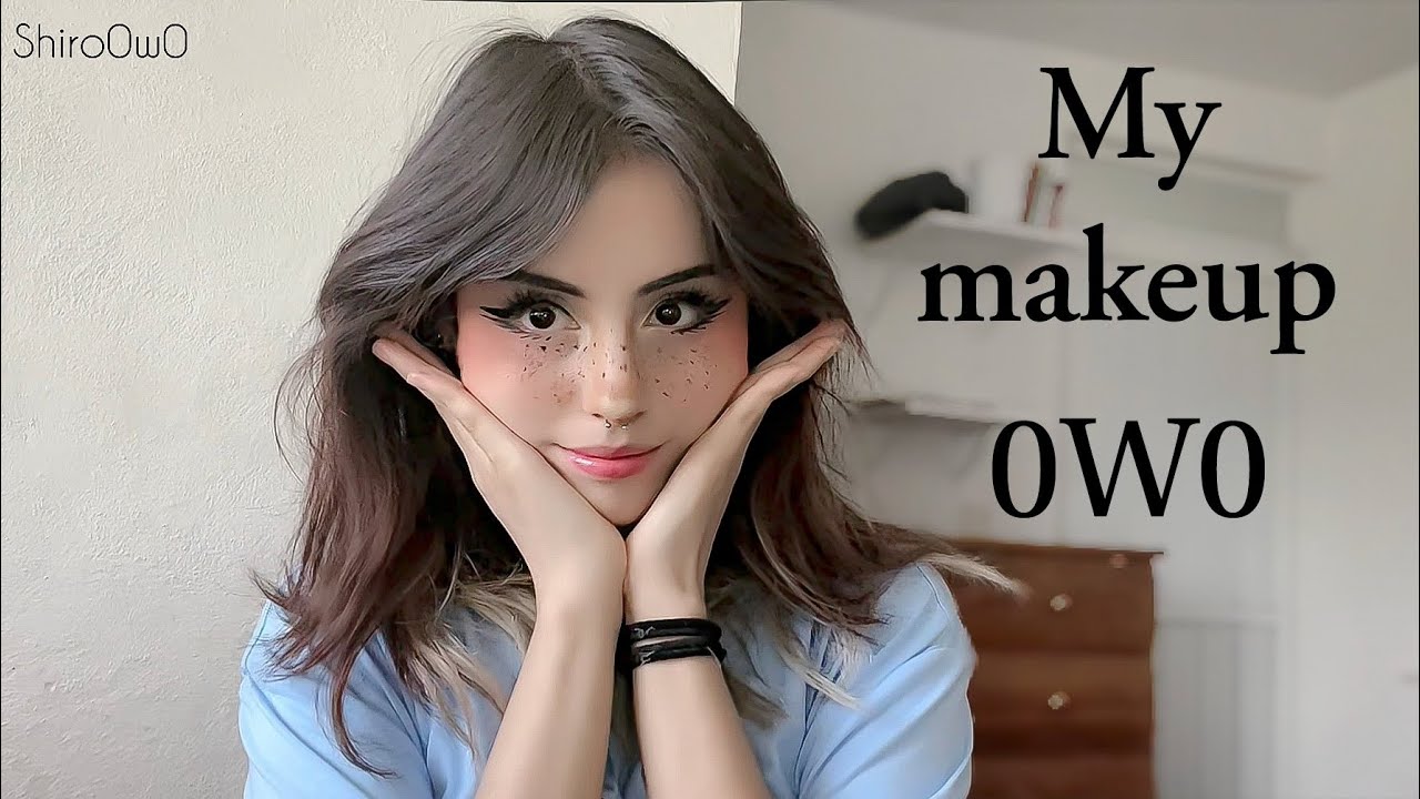 My makeup OwO #asthetic #makeup #uwu #makeuptutorial - YouTube