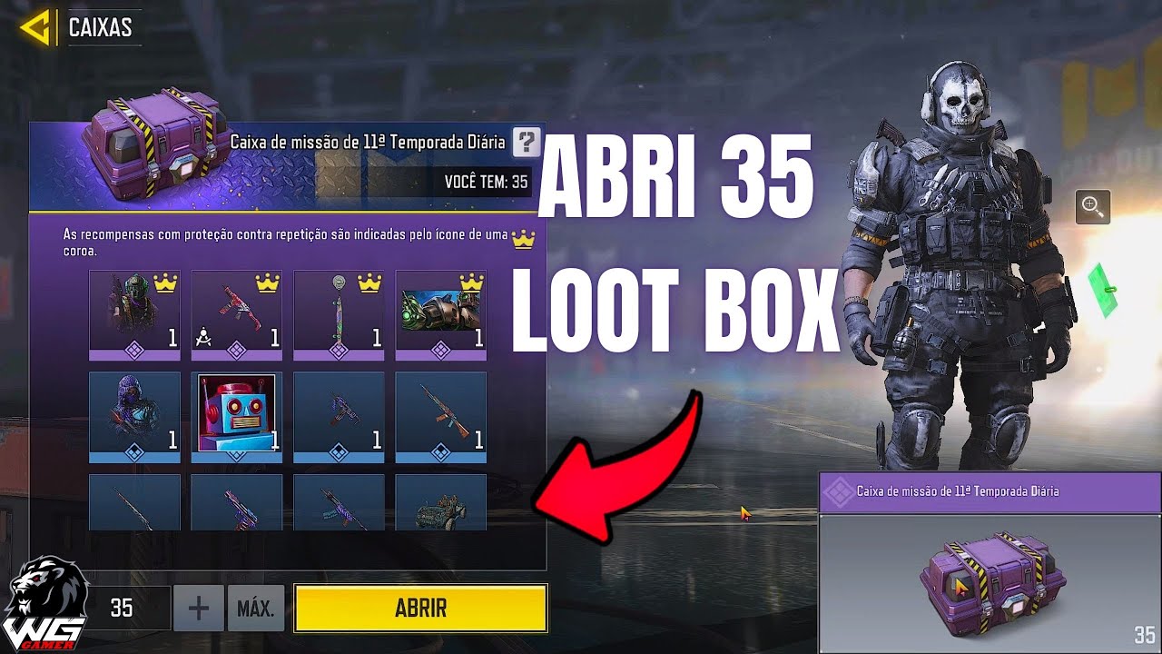 Abri 35 Caixas De LOOT BOX No Call Of Duty Mobile ( CAIXA DE MISSÃO DA ...