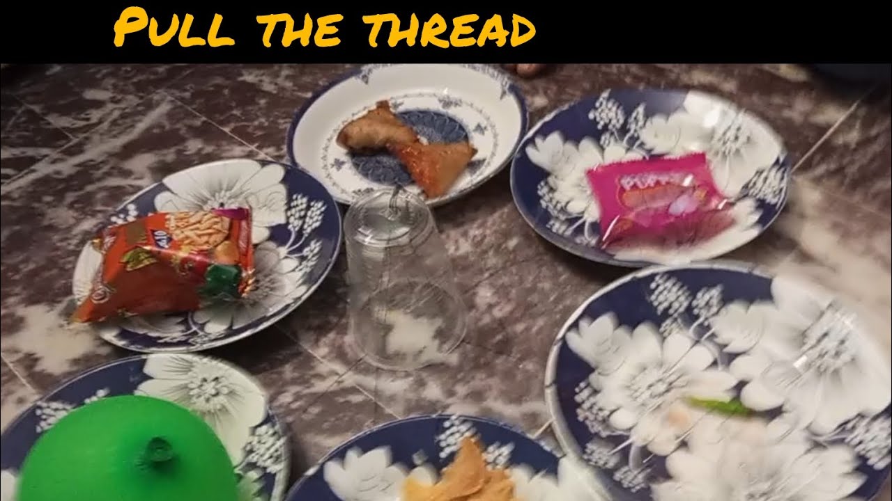 pull the thread game/challenge 😁 - YouTube