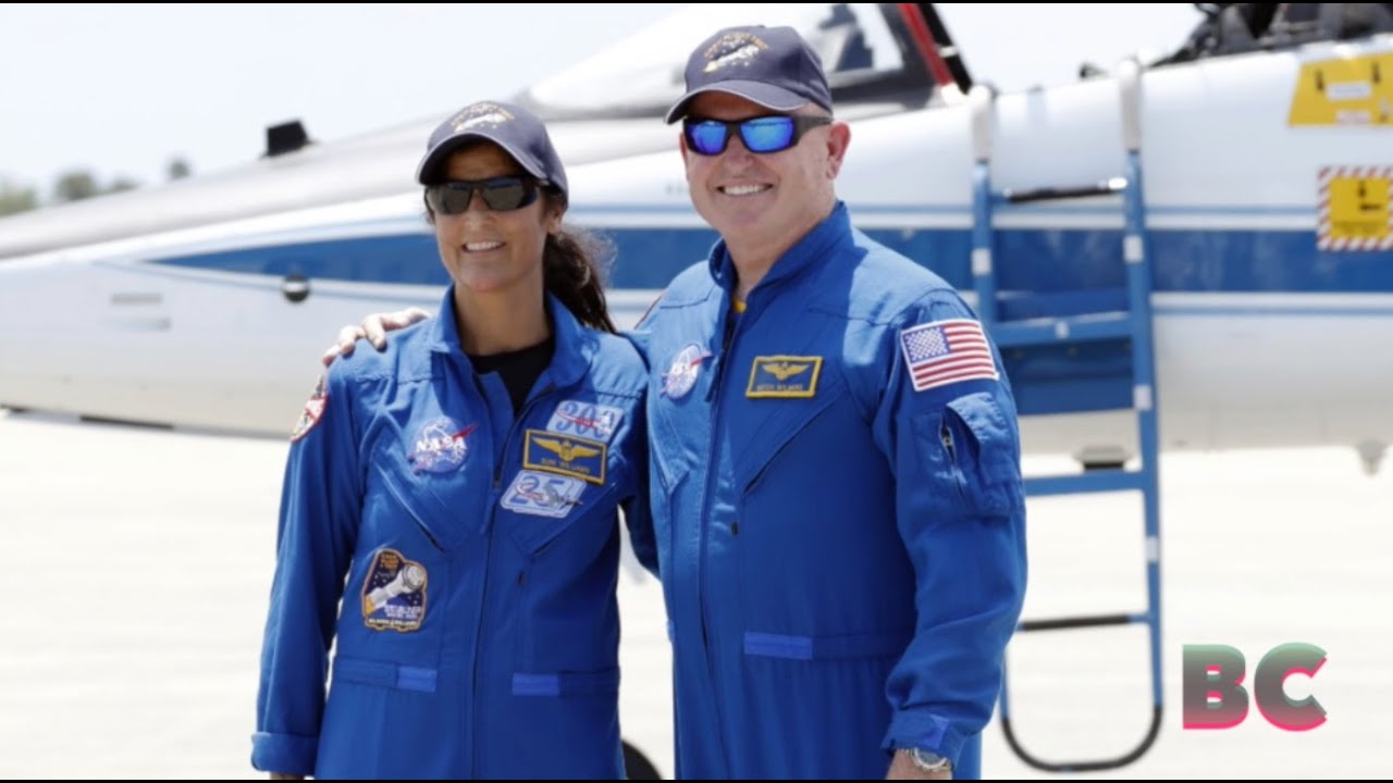 NASA astronauts arrive for Boeing’s first human spaceflight - YouTube
