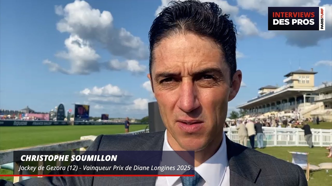 CHRISTOPHE SOUMILLON REVIENT SUR SON PRIX DE DIANE 2025 - YouTube