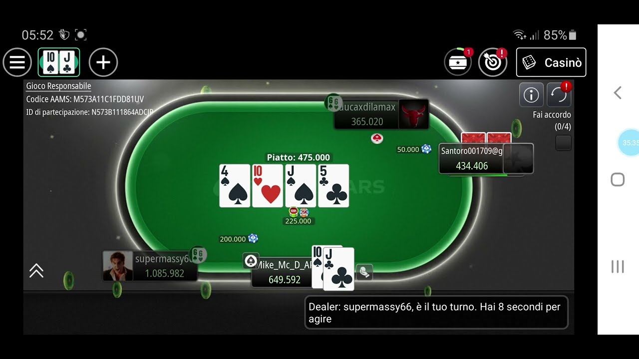 PokerStars :"Final Table 10€ Turbo" parte 2 - YouTube
