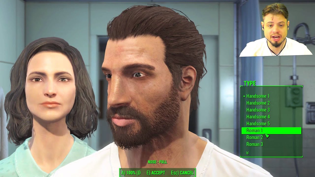 Fallout 4 - Timelapsed Character Customization! - YouTube