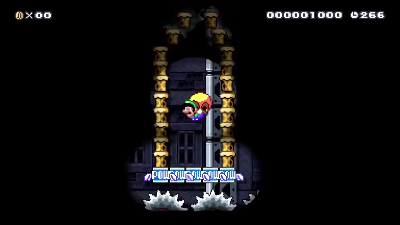 Super Mario Maker 2 | Tethered Transport Tech Demo | by me - YouTube