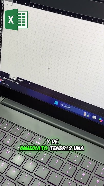 Comando para insertar una nueva hoja en Excel Shift + F11. - YouTube