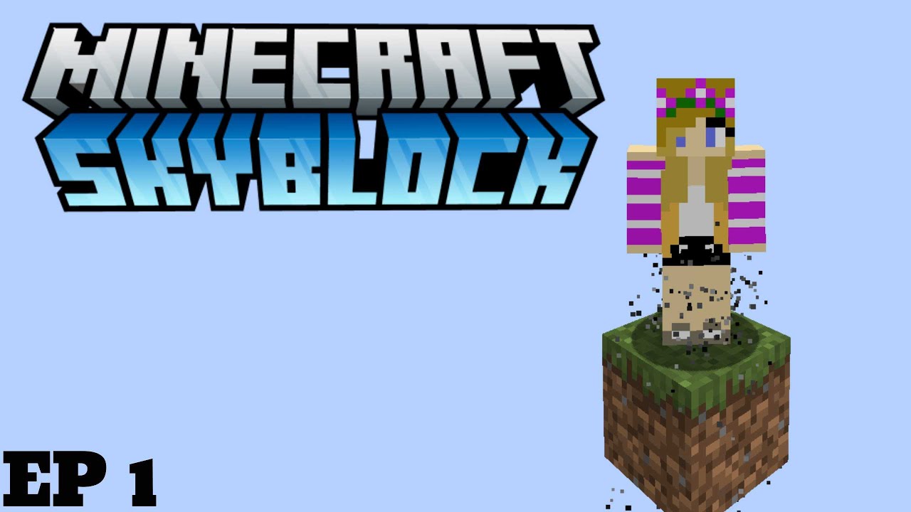 Minecraft Skyblock, One Block - EP 1: Great Start! - YouTube