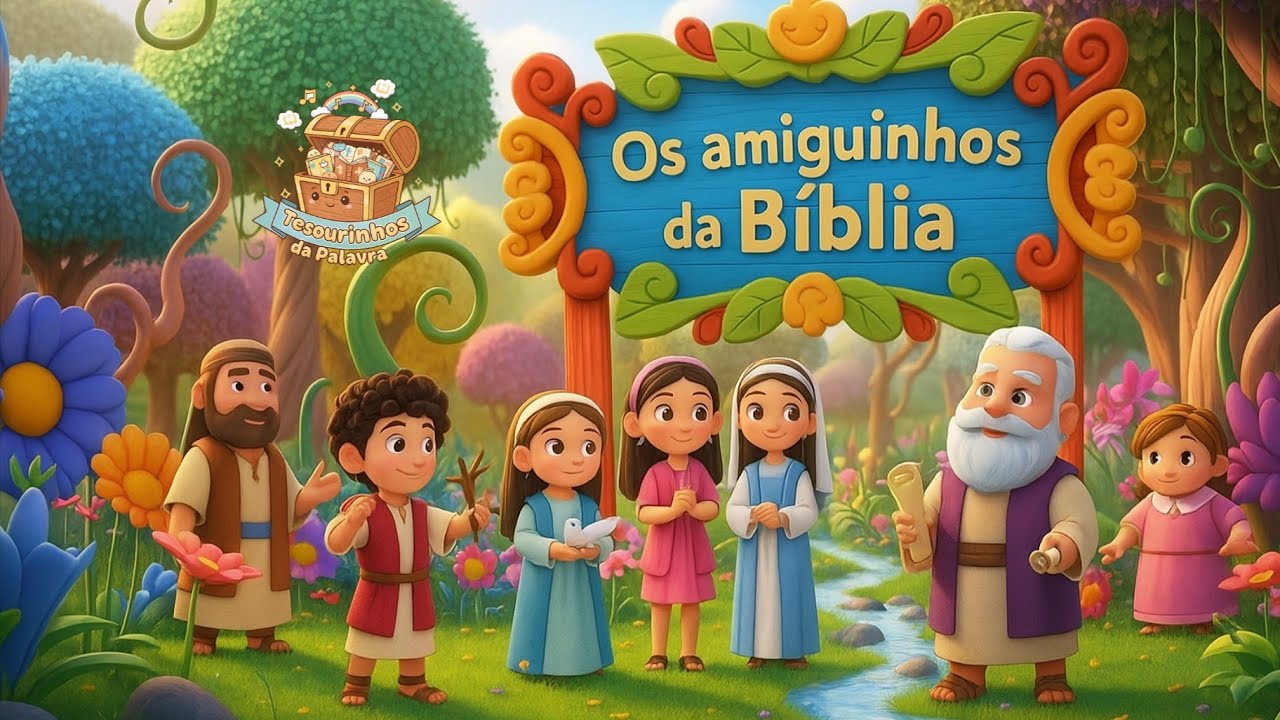 Os amiguinhos da bíblia - Tesourinhos da palavra. - YouTube