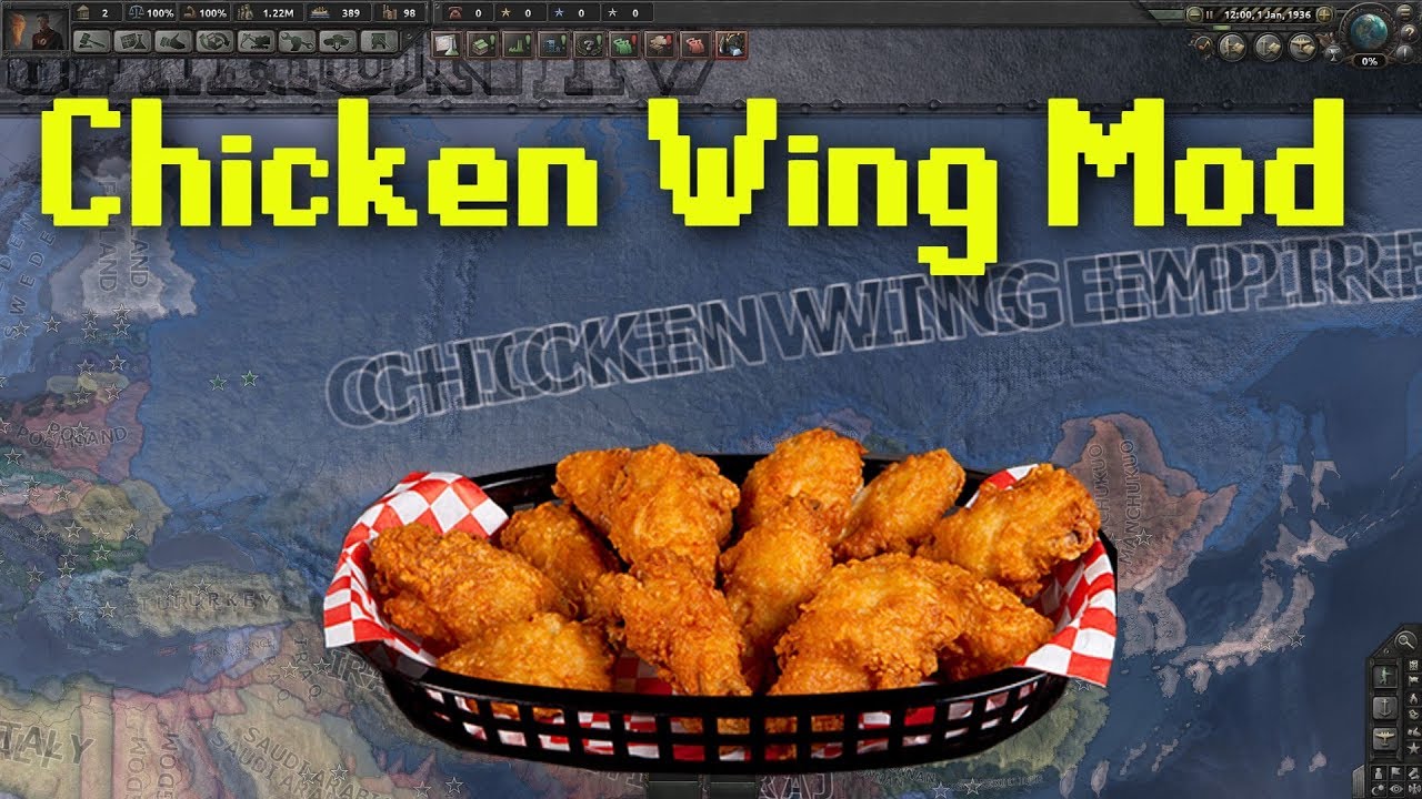 Hearts of Iron 4 | Chicken Wings Mod | Nuclear Bombs in 1937? - YouTube
