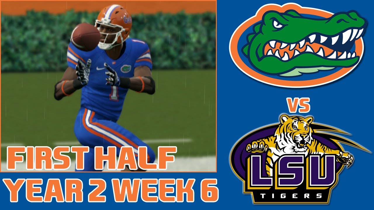 NCAA Football 14: Dynasty Week 6 - Florida Gators vs. LSU Tigers (1st ...