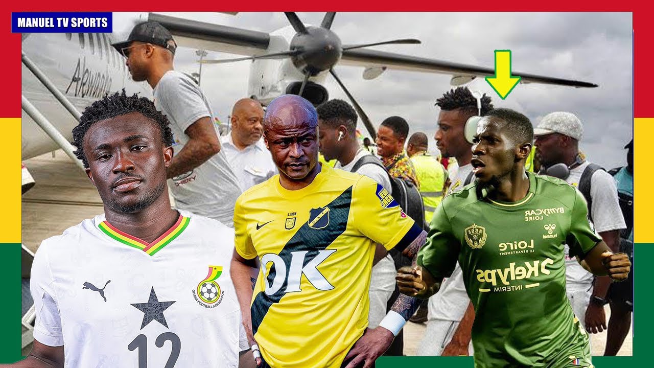 GHANA🇬🇭 VS 🇲🇽MEXICO: BLACK STARS PLAYERS ARRIVAL-ANDRÈ AYEW-KOFI KYEREH ...