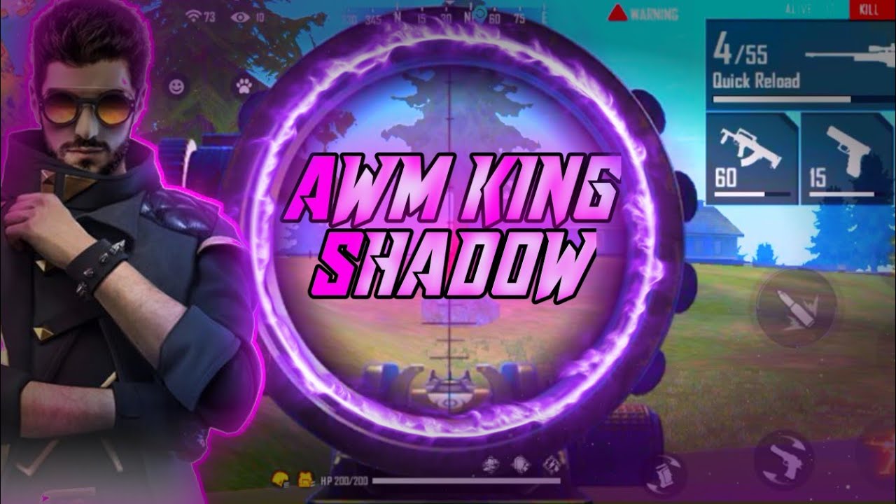 Awm King ⭐ Shadow -Free Fire Gameplay In Hindi Like Total Gaming Ajjubhai - YouTube