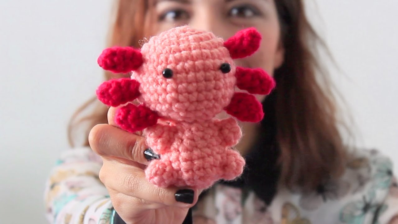¿Cómo hacer un Amigurumi de Ajolote? pt 1 Abajo la descripción y ...