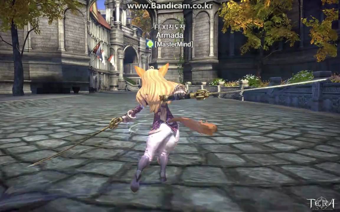 TERA - Random - Elin Warrior combat animations - YouTube