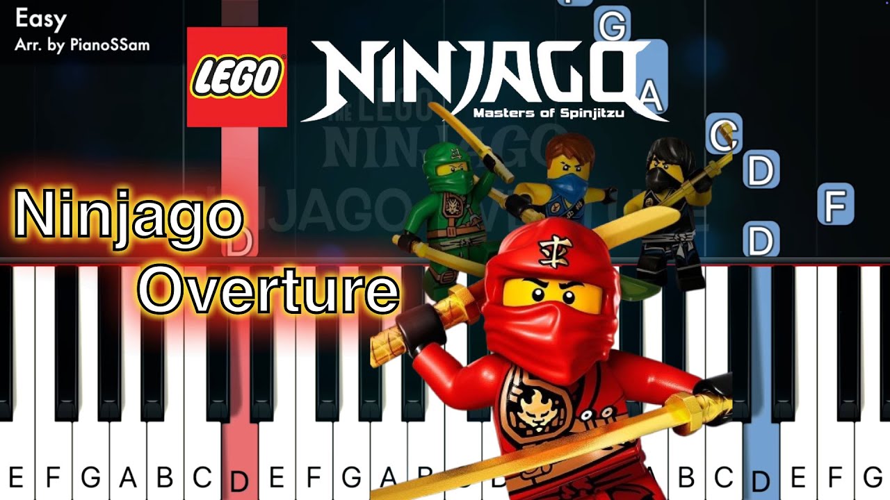[Easy] Ninjago Overture - Ninjago | Piano Tutorial - YouTube