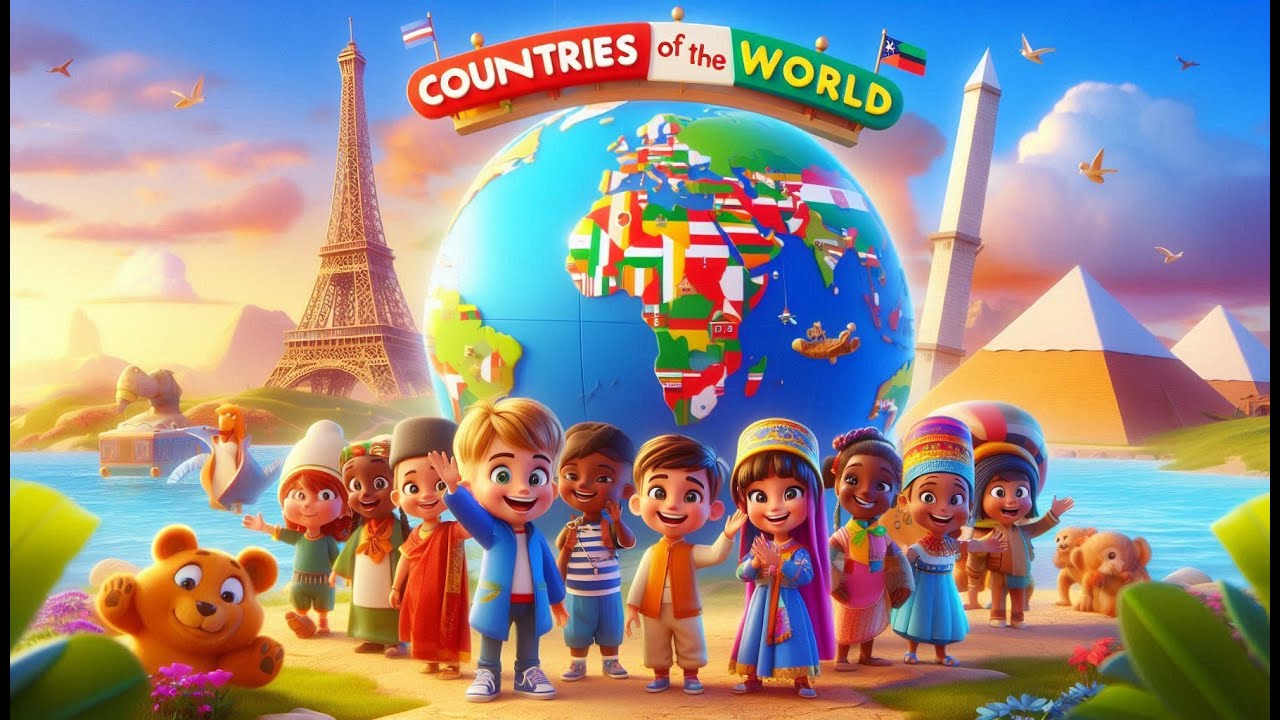 Countries of the World for Kids - Learn Country Names & Flags! 🎶 ...