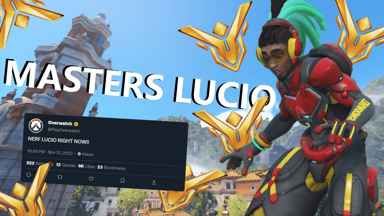 I finally hit MASTERS as a Lucio ONE TRICK 🐸 - YouTube