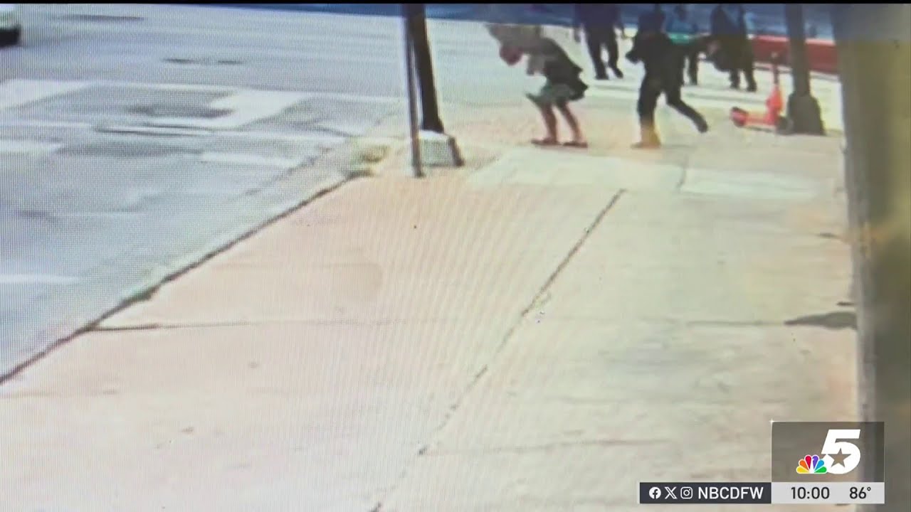 Shocking video shows violent attack on woman in Downtown Dallas ...