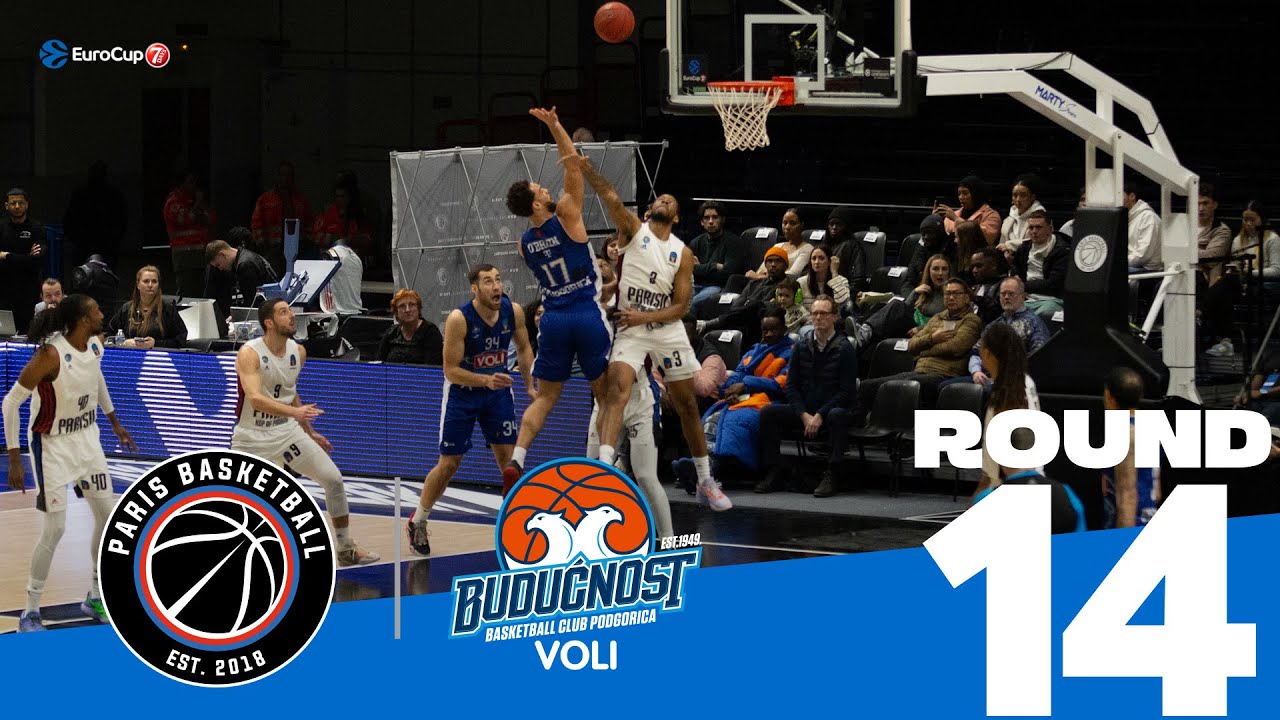 Paris Basketball beats Buducnost at home! I Round 14 Highlights | 2022 ...