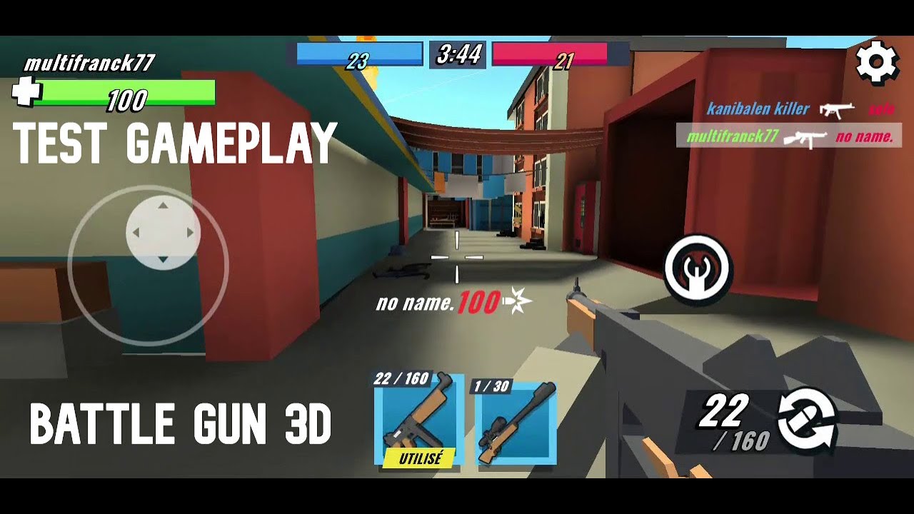 BATTLE GUN 3D TEST GAMEPLAY MOBILE.📲🎮🔫 - YouTube