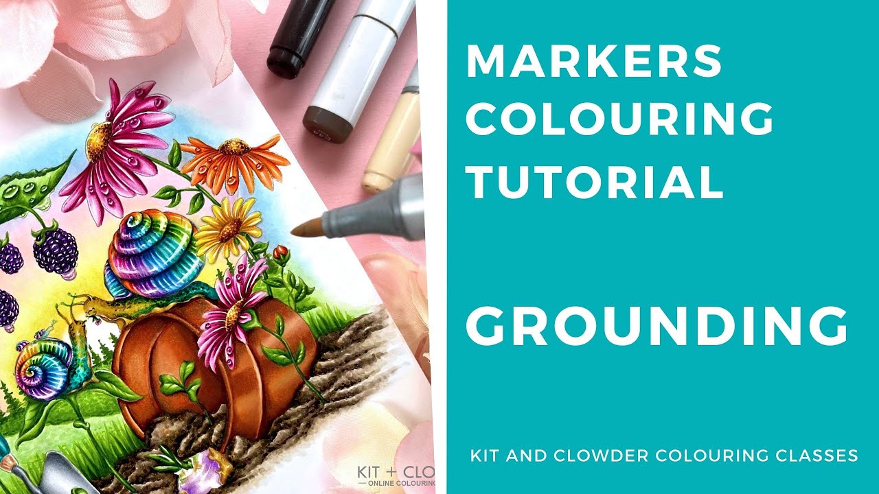Colouring Soil + Ground with Markers - YouTube