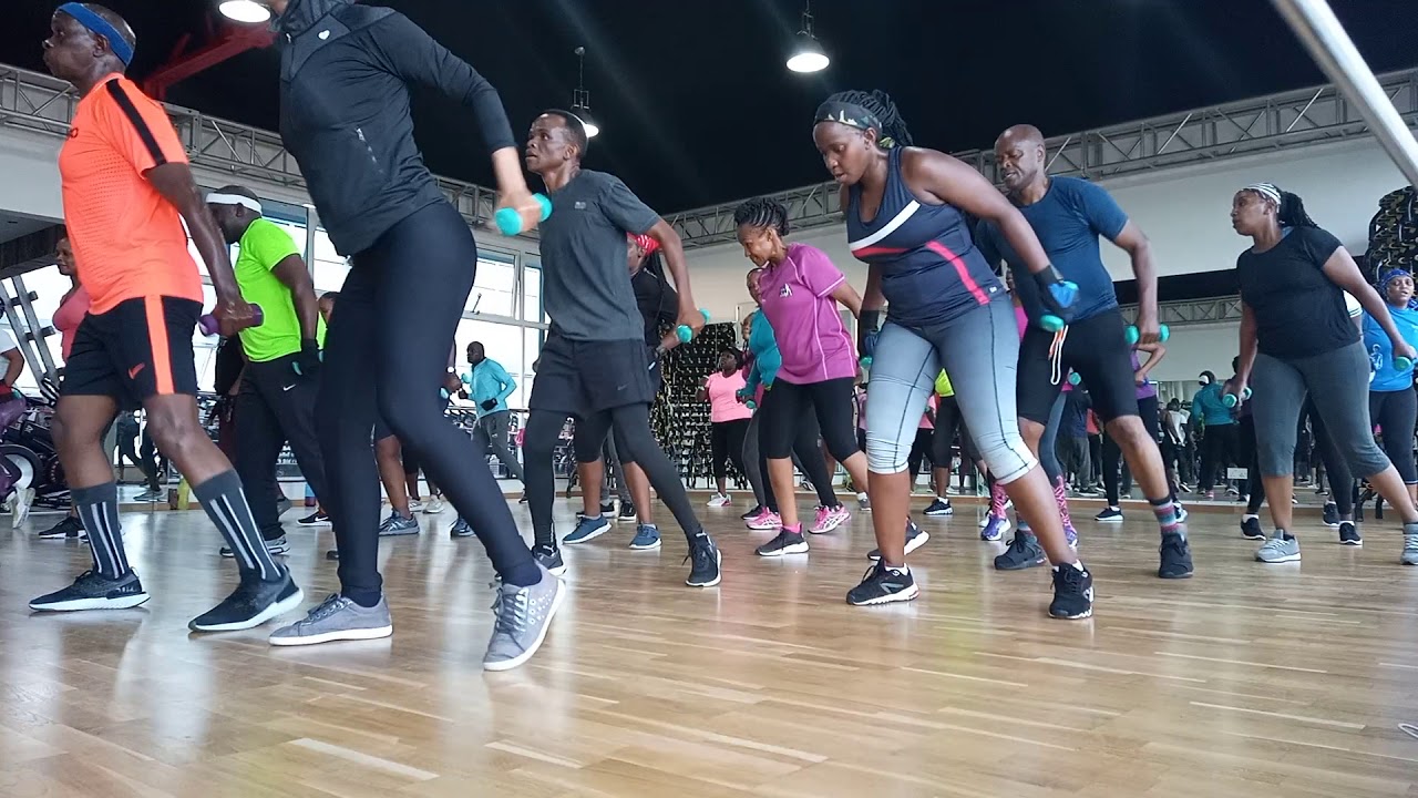 afro toning class. - YouTube