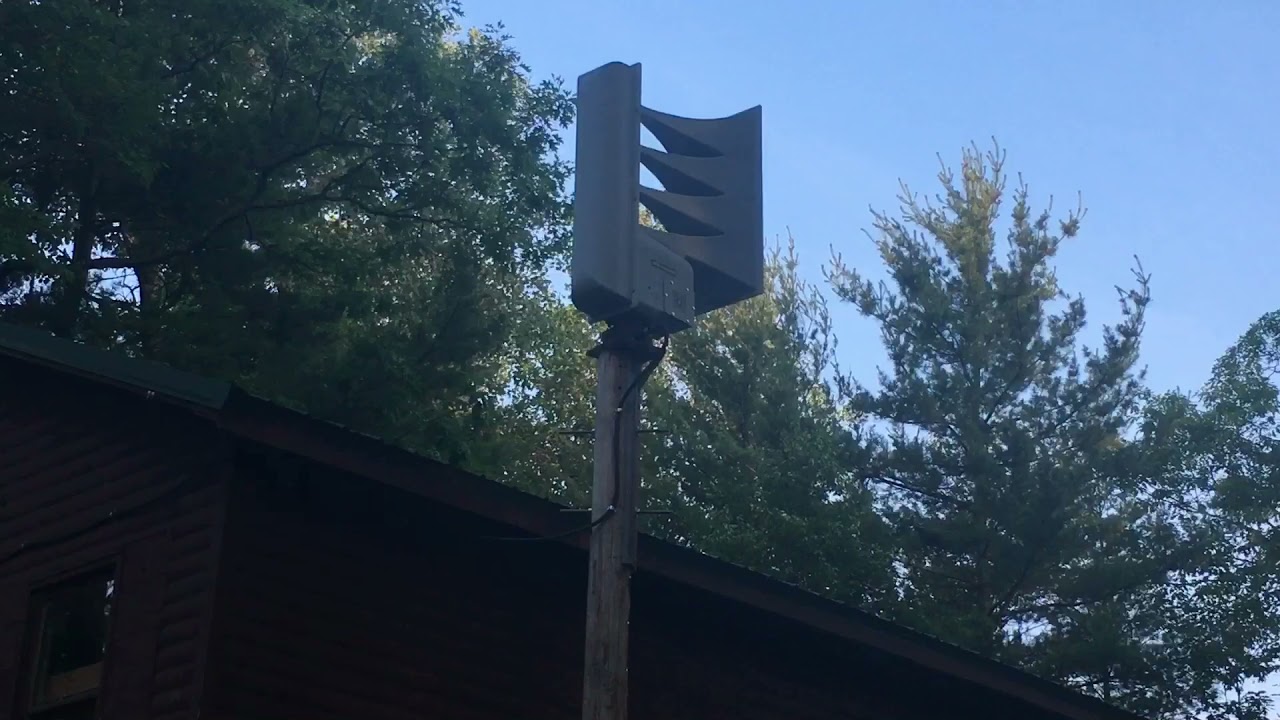 ACA/ASC Alertronic 1600 Dual Tone Tornado Siren - Full Attack - July ...