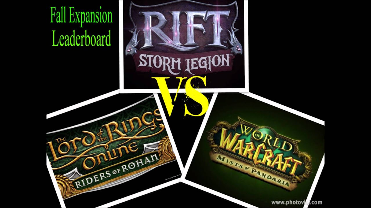 Rift vs WoW vs LOTRO - Fall Expansion Leaderboard 2012 - YouTube