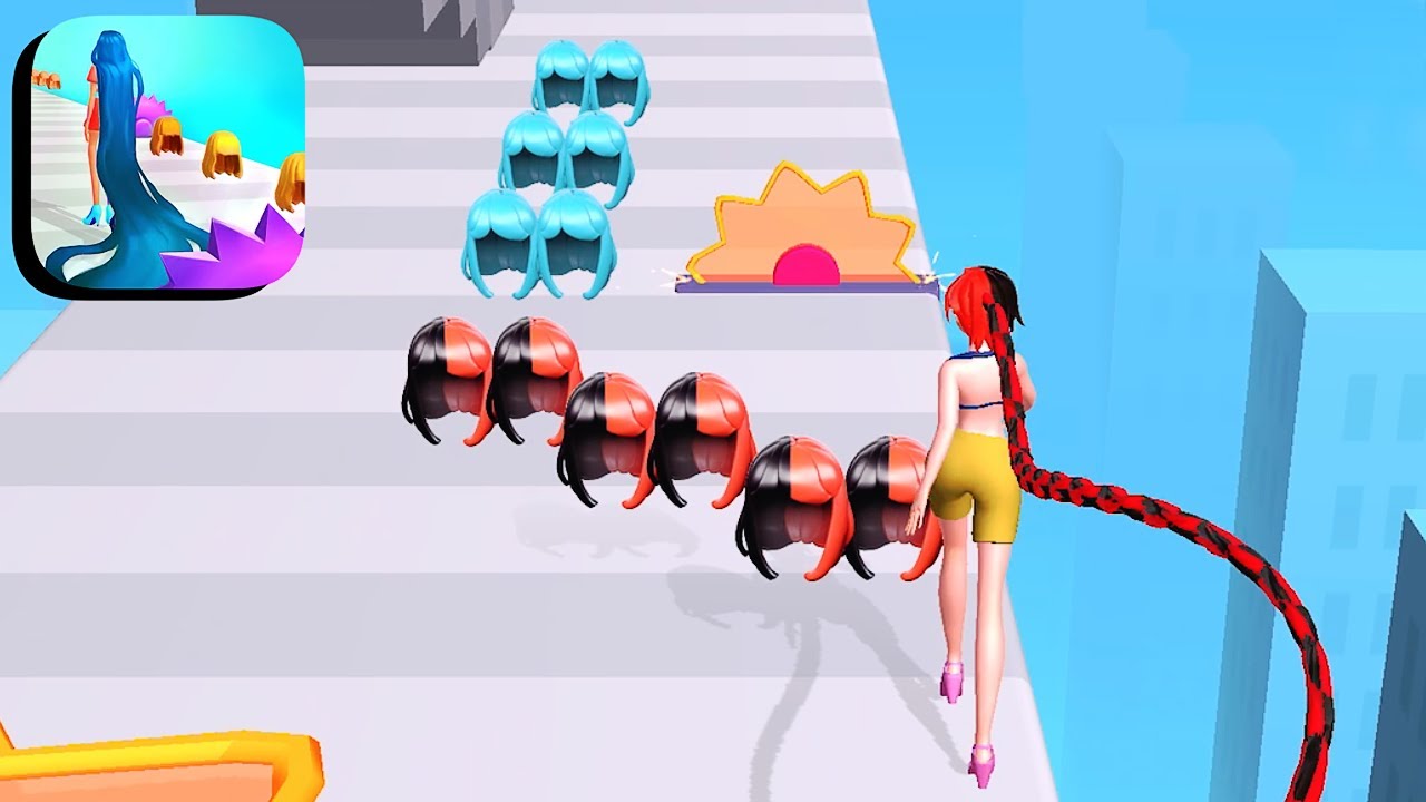 Hair Challenge - All Levels Gameplay Android,ios (Levels 104-106) - YouTube