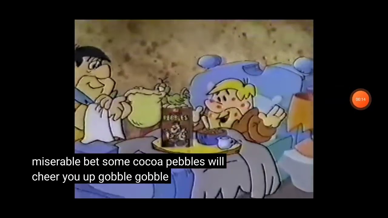 coco pebbles turkey pox Commercial - YouTube