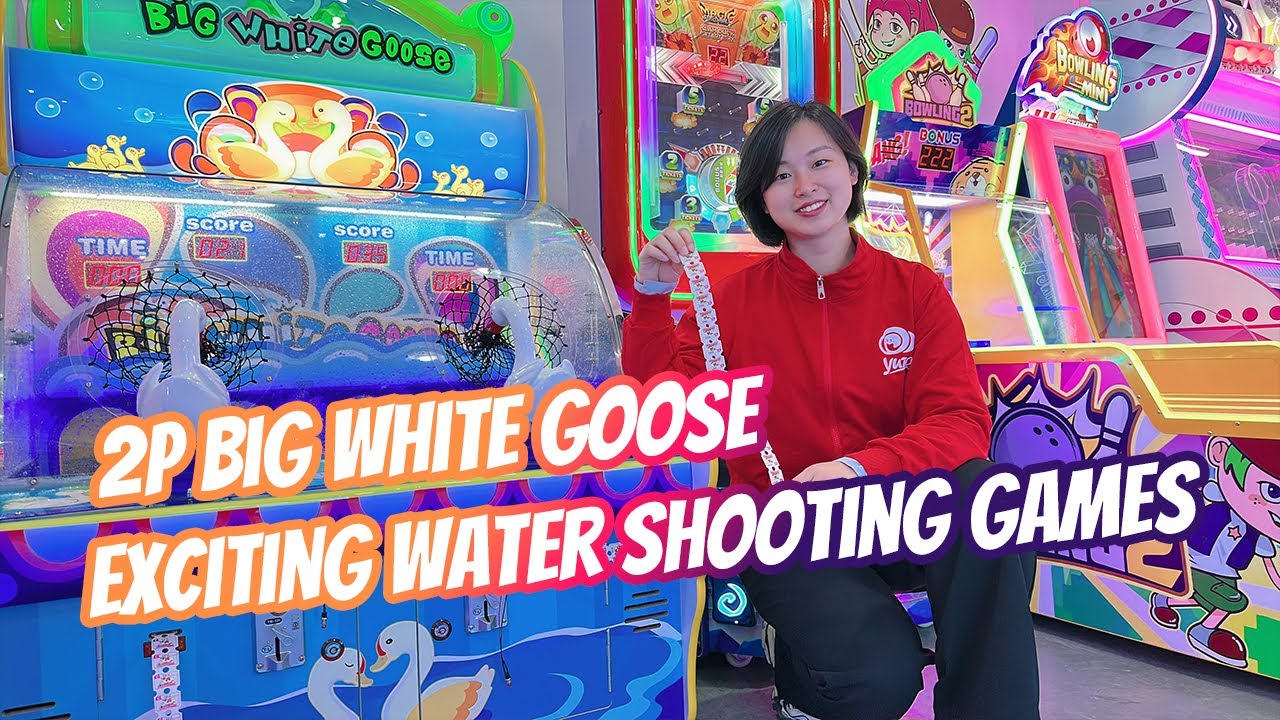 2P Big White Goose|Exciting Water Shooting Games - YouTube