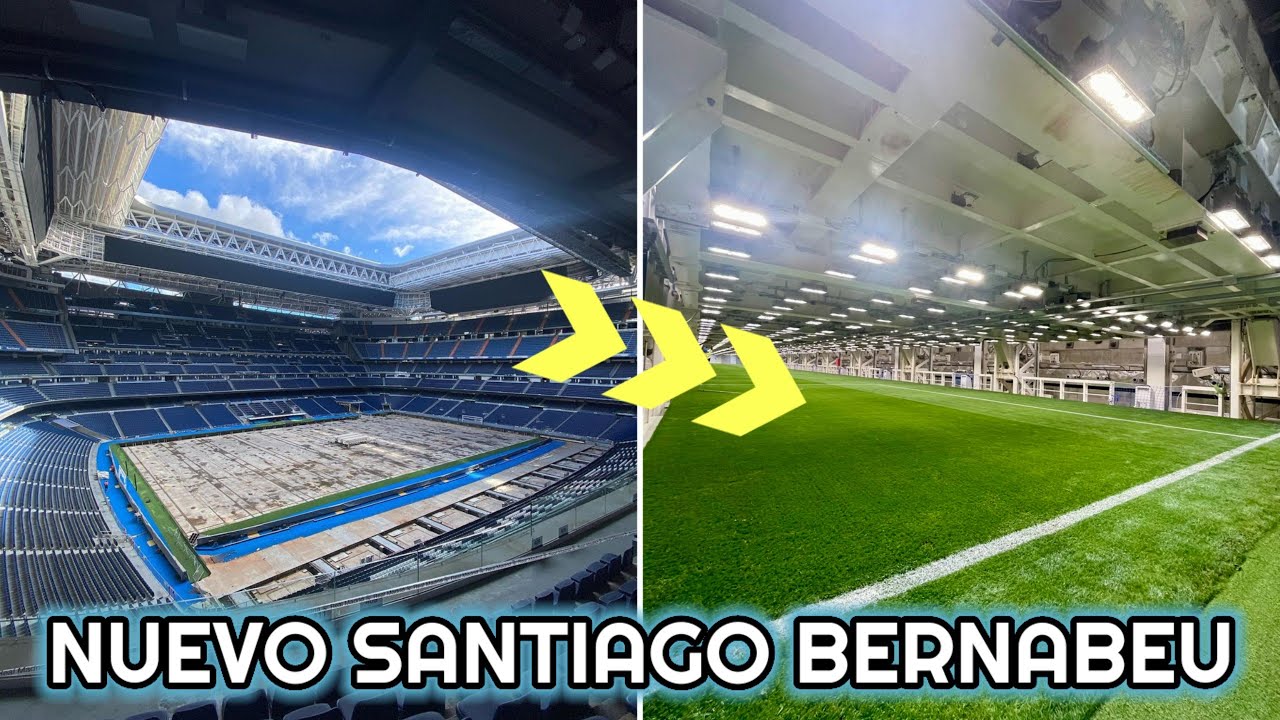 FANTASTICO! Inside New Santiago Bernabeu Stadium! Green House ...
