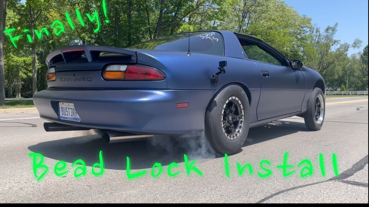 Procharged SS Camaro Drag Pack Install - YouTube