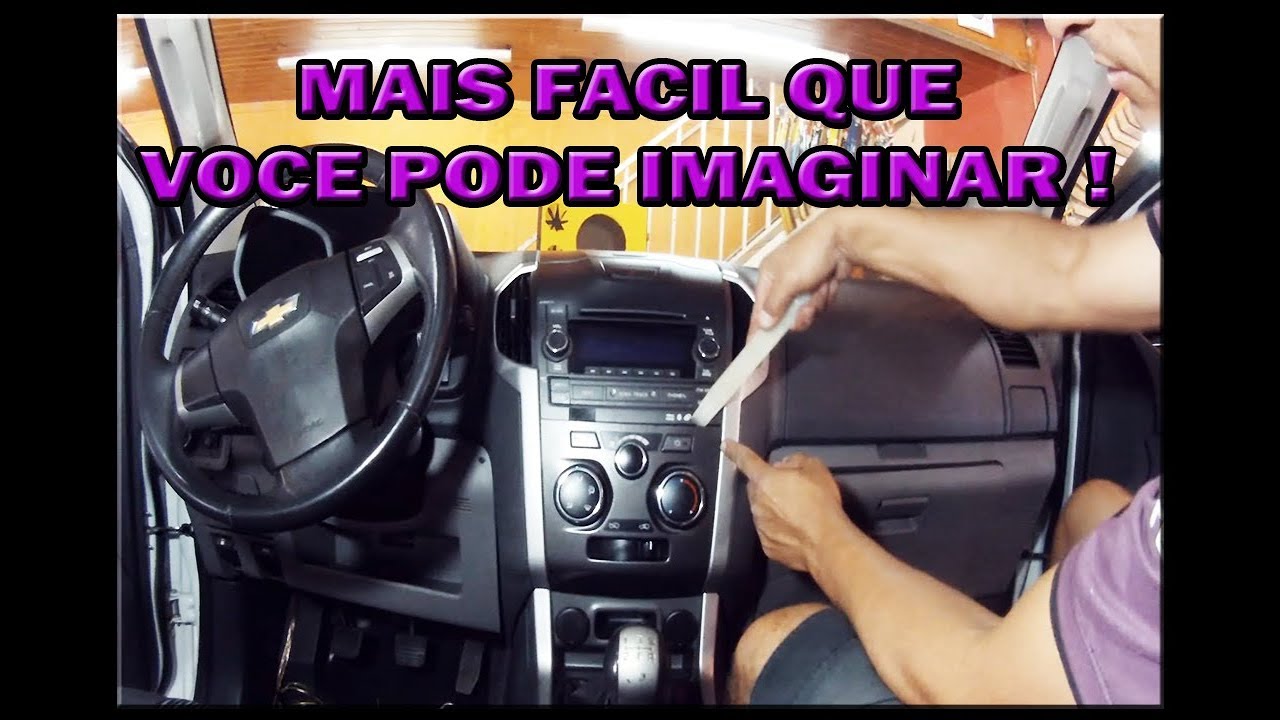Como Remover o Radio Original da S10 Nova#Playsound - YouTube