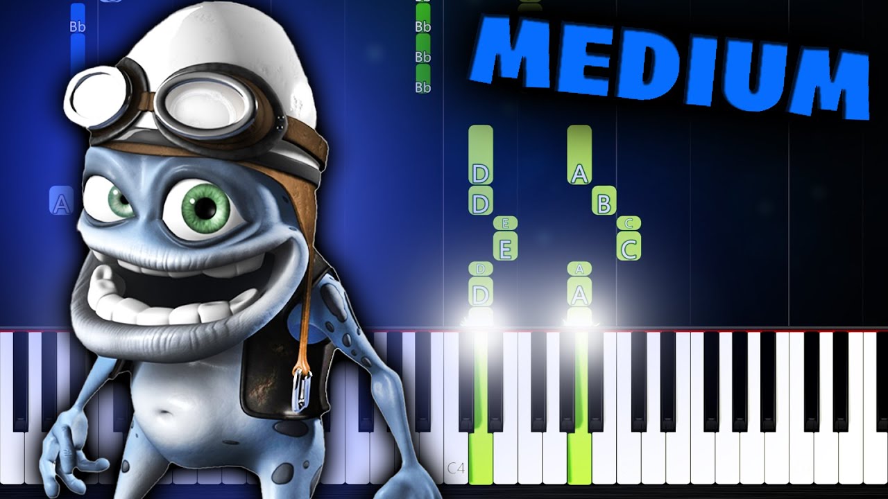 Crazy Frog - Axel F - Piano Tutorial (MEDIUM) - YouTube