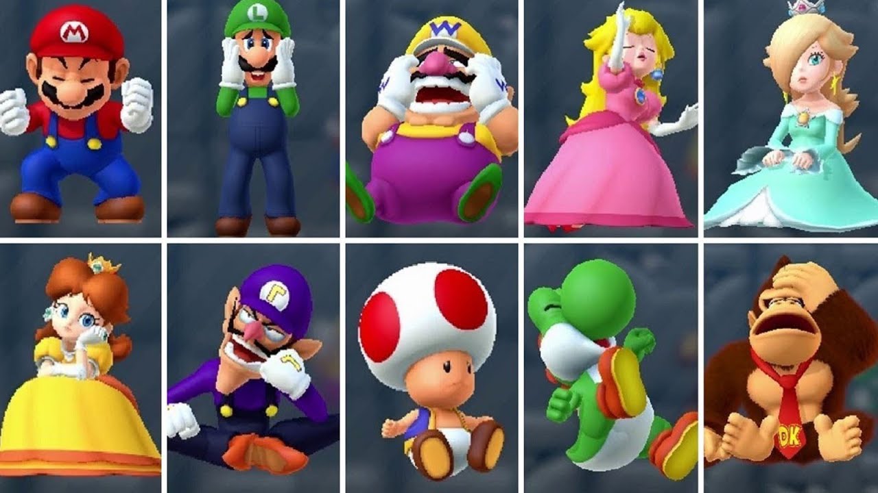 Mario Top 100 Minigames . Mario Vs Waluigi Vs Luigi Vs Yoshi. Extremely ...