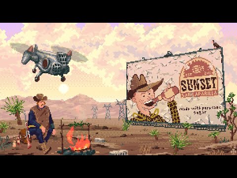 Fallout: New Vegas pixel art animation. Ambient soundtrack with a ...