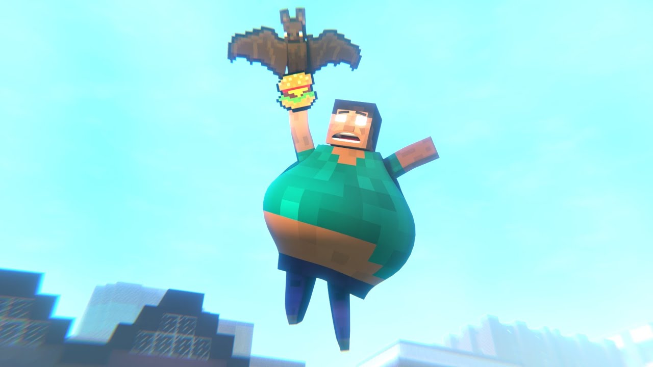 Fat Herobrine Burgers - Minecraft Animation Compilation - YouTube