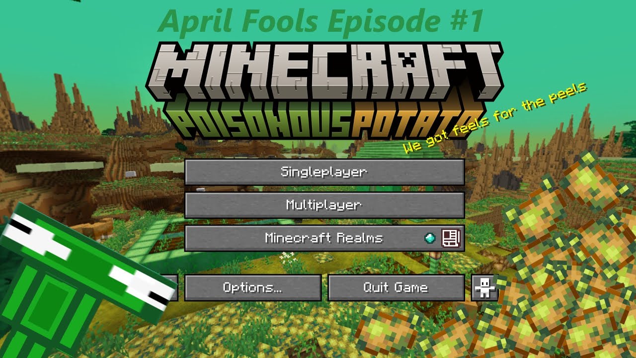 Minecraft | April Fools Update| Episode #1 - YouTube