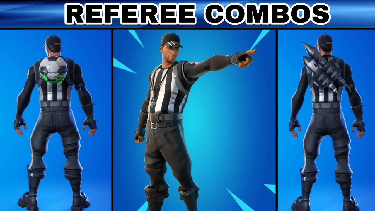 BEST REFEREE SKIN COMBOS IN FORTNITE | Elite Linesman Overview & Combos ...